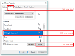 Workaround Solution to Spinning Blue Circle Next to Mouse Pointer ...