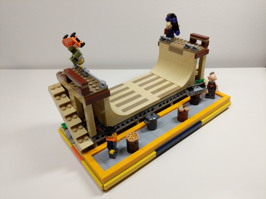 LEGO Skateboarding Vert Ramp and Street Skating MOC, and Exploring ...