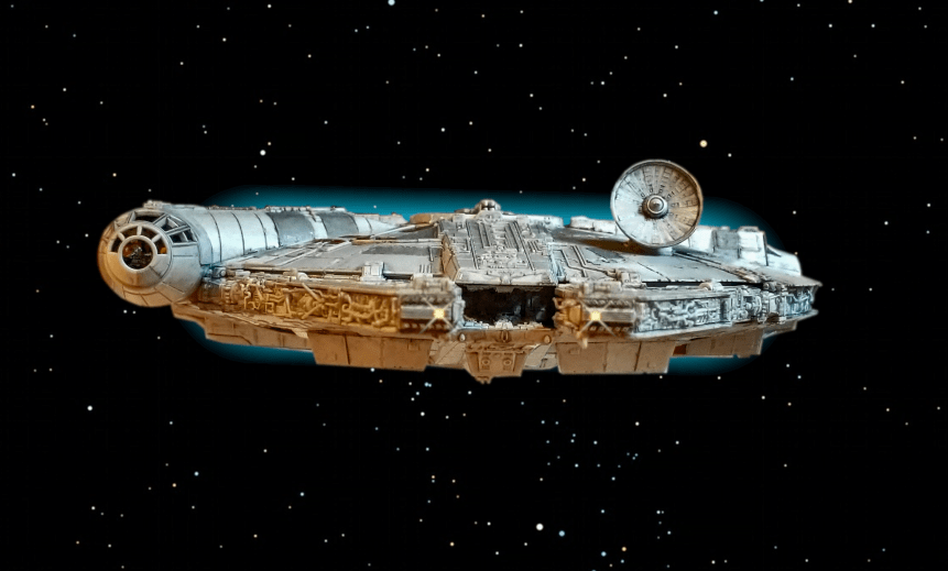 Linkages in Making: Assembling a Bandai 1/144 Millennium Falcon Rise of ...