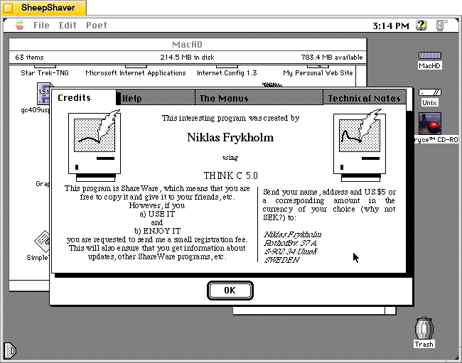Electric Poet 1.6, a Macintosh Poetry Generator Program – Dynamic Subspace