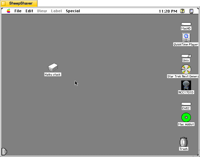 HAIKU 0.2 Hypercard Stack – Dynamic Subspace