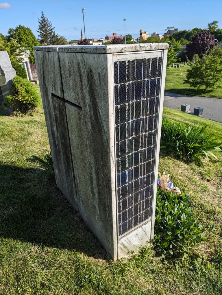 Solar-Powered Tombstone, a Technologized Memorial – Dynamic Subspace