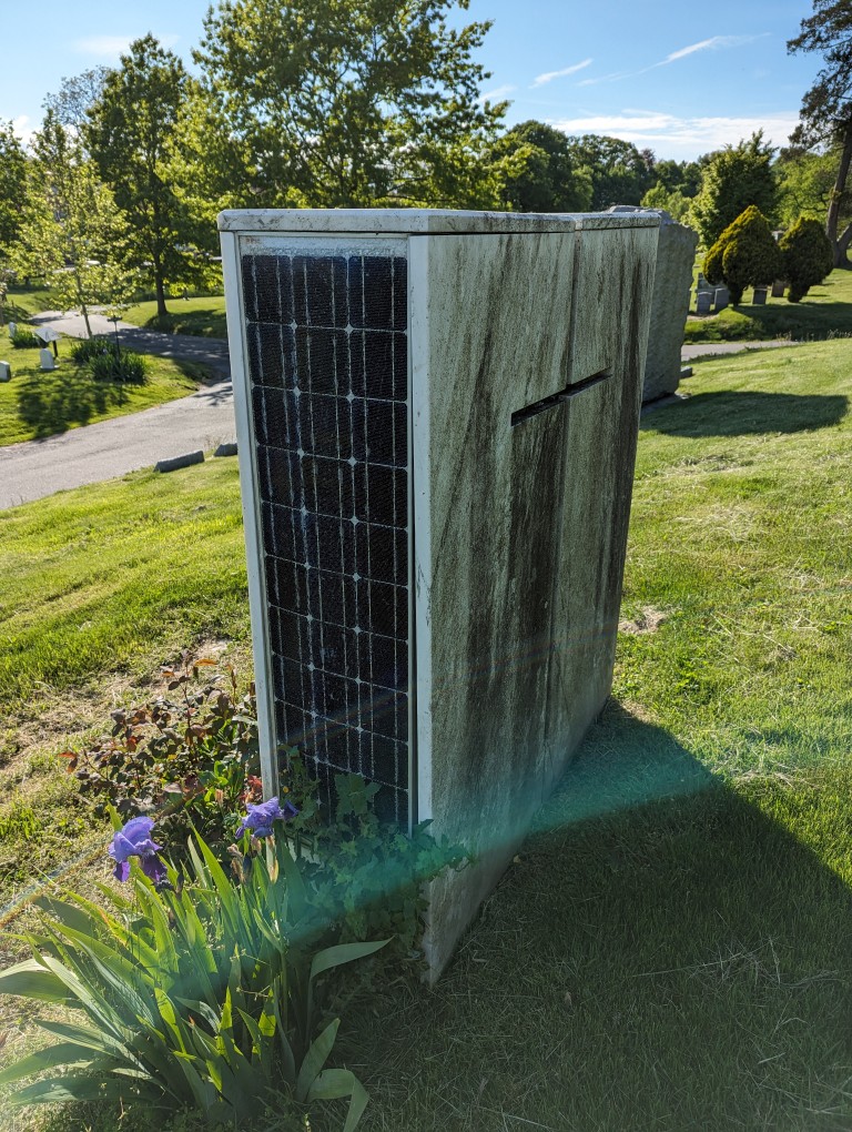 Solar-Powered Tombstone, a Technologized Memorial – Dynamic Subspace