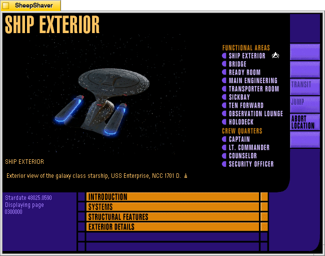 Star Trek: The Next Generation Interactive Technical Manual: “A Space ...