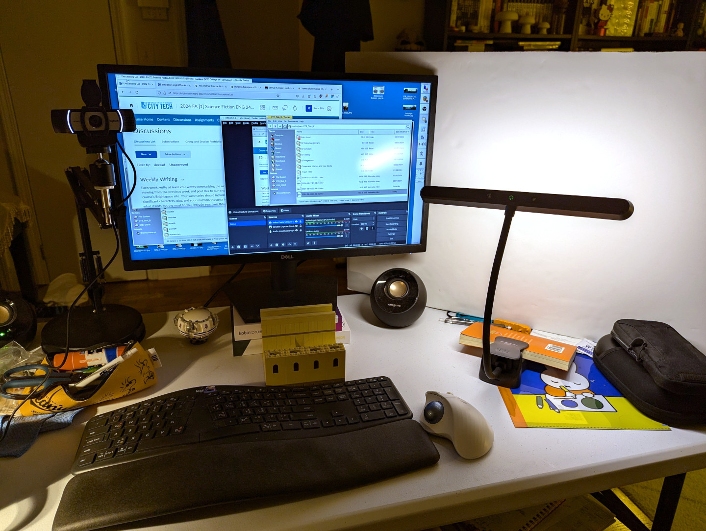 Online Class Production Studio at Home – Dynamic Subspace