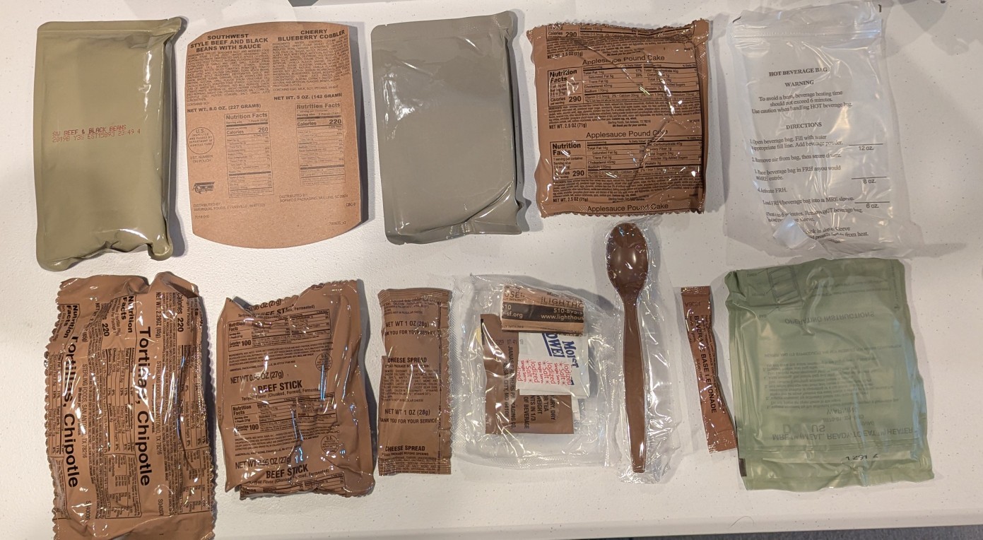 Two Desserts for the Price of One: MRE Menu 24, Southwest Style Beef ...