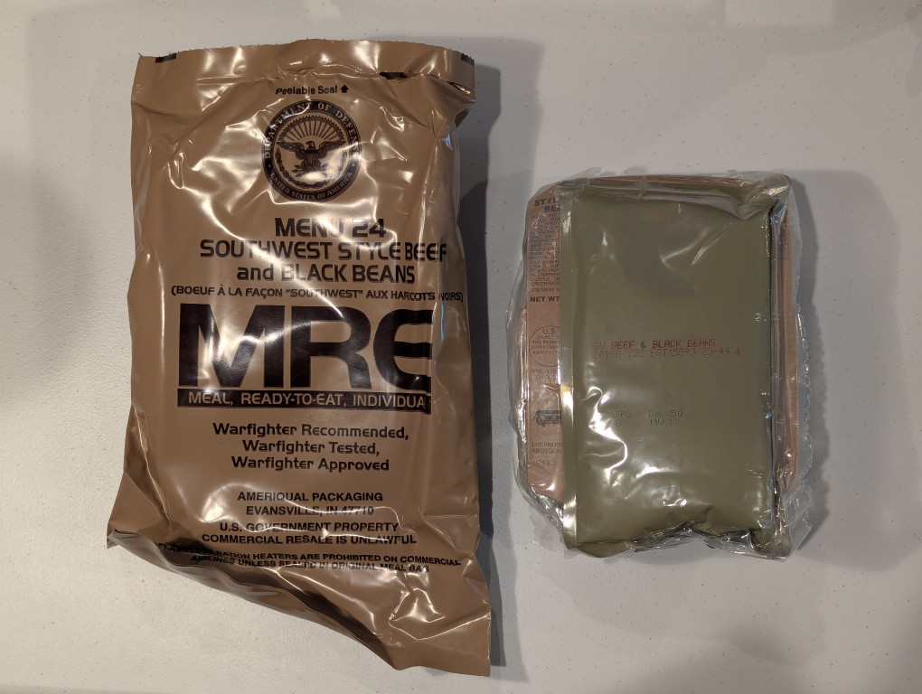 Two Desserts for the Price of One: MRE Menu 24, Southwest Style Beef ...