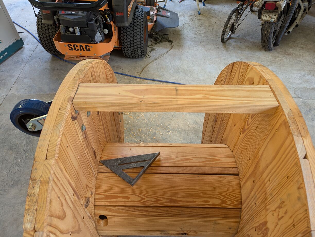 How to Build a Moveable Workbench Out of a Wood Wire Spool – Dynamic ...